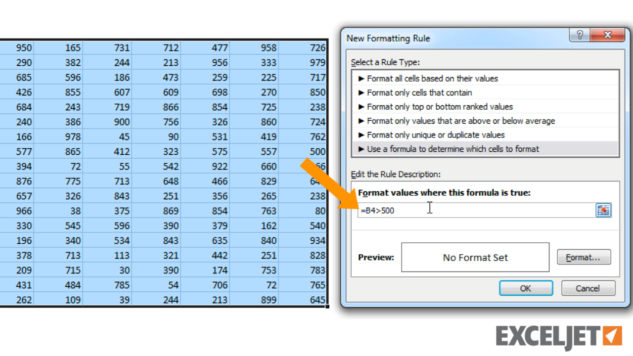 Excel Tutorial How To Use A Formula With Conditional Formatting